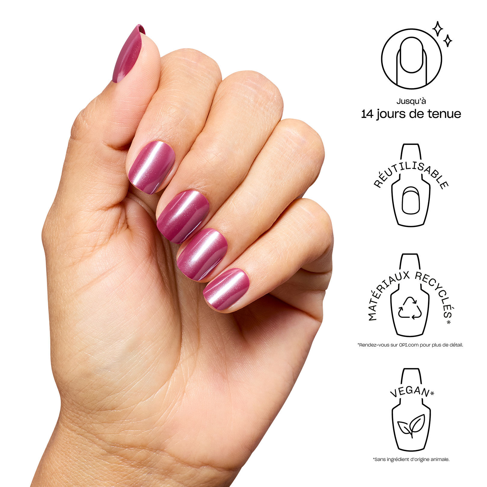 Faux ongles xpress/on cranberry cosmo | laboutiqueducoiffeur.ch